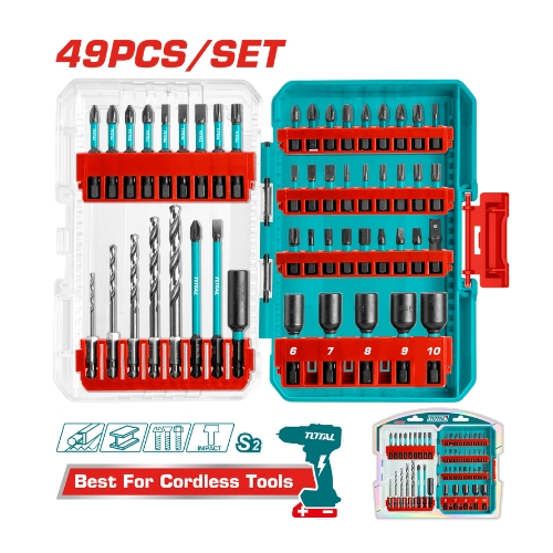 Total Tools 49 Pcs impact screwdriver bits set (TACSDL24906) – Total Tools Namibia