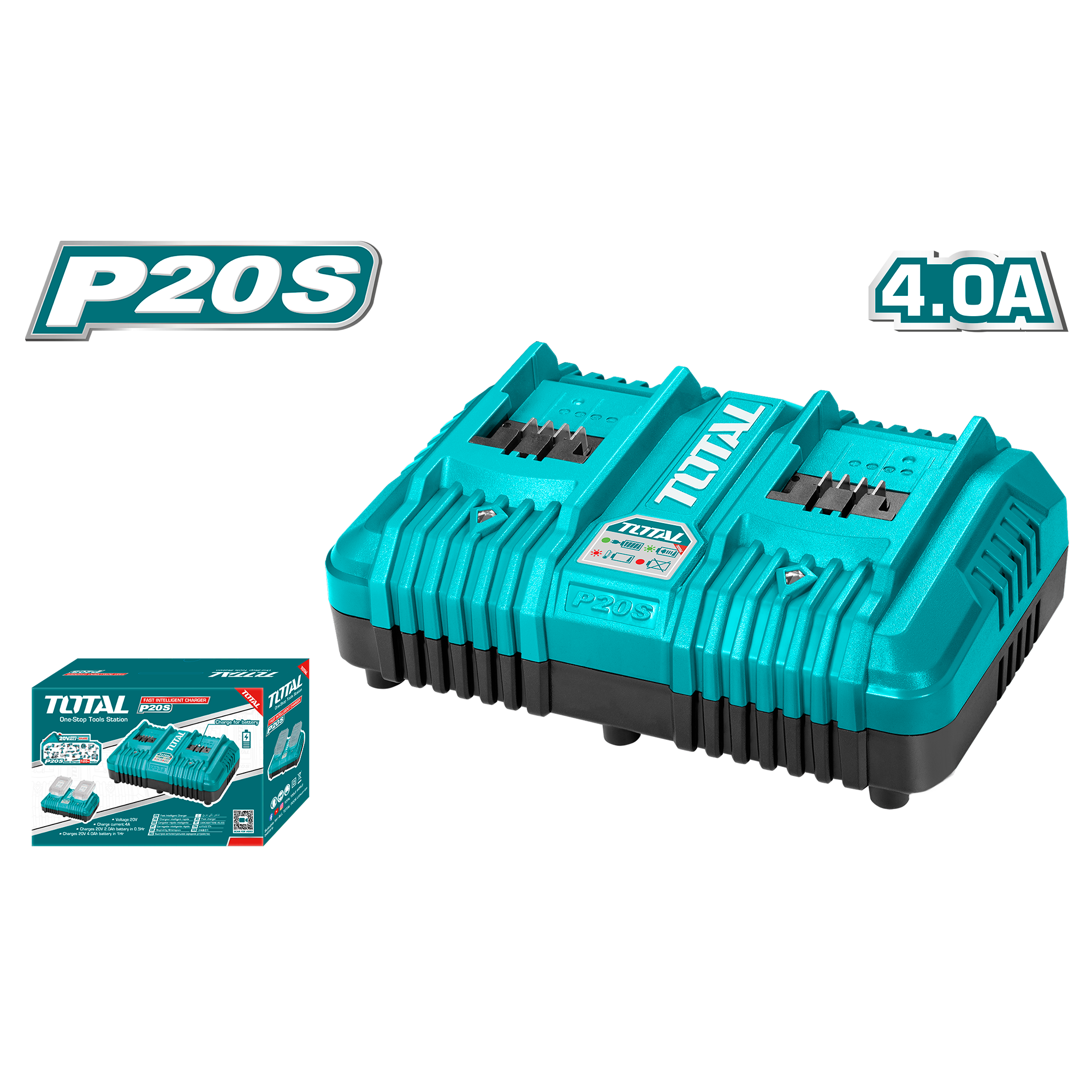 Total Tools Fast Intelligent Charger 4.0A/H – Total Tools Namibia